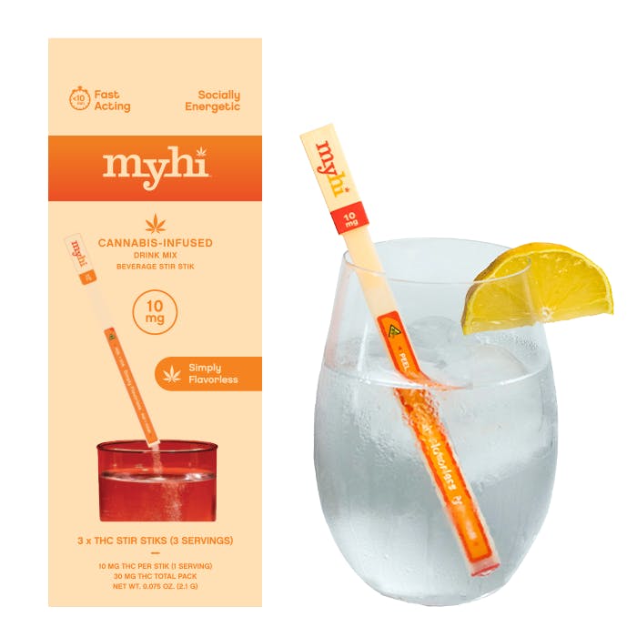 Simply Flavorless - Beverage Stir STIKs - 3 count (30mg) - My Hi