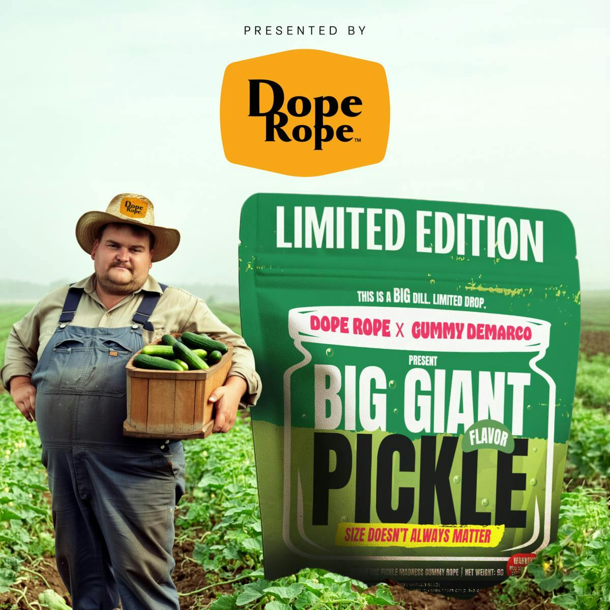 Dope Rope | 🥒 Pickle 🥒 | 200MG | Limited Release | Premium Gummy Rope ...