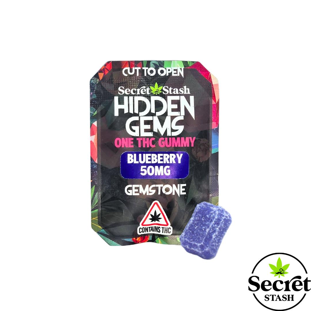 Secret Stash | Hidden Gems | Solo | THC | Blueberry | 50mg - Secret Stash