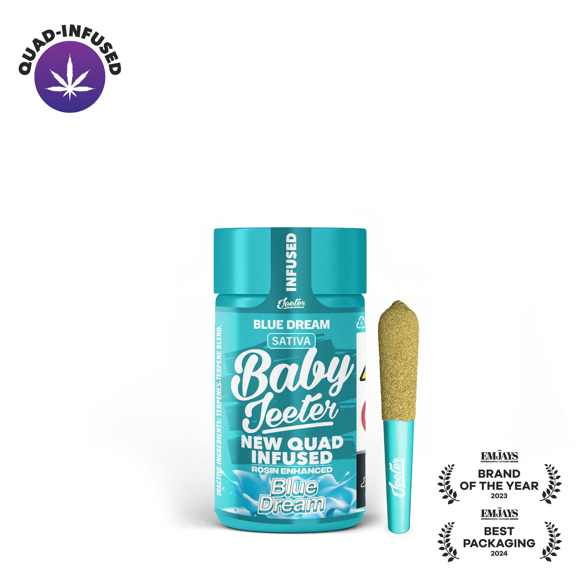Baby Jeeter | Quad-Infused - Blue Dream - Jeeter