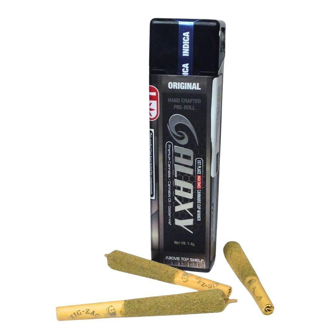 Original 3-Pack 0.5g Live Resin Infused Preroll - Galaxy