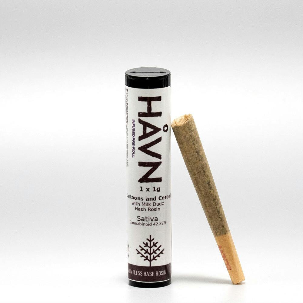Infused Preroll - HAVN Hash Rosin 1g - Hella Jelly - HAVN Extracts LLC