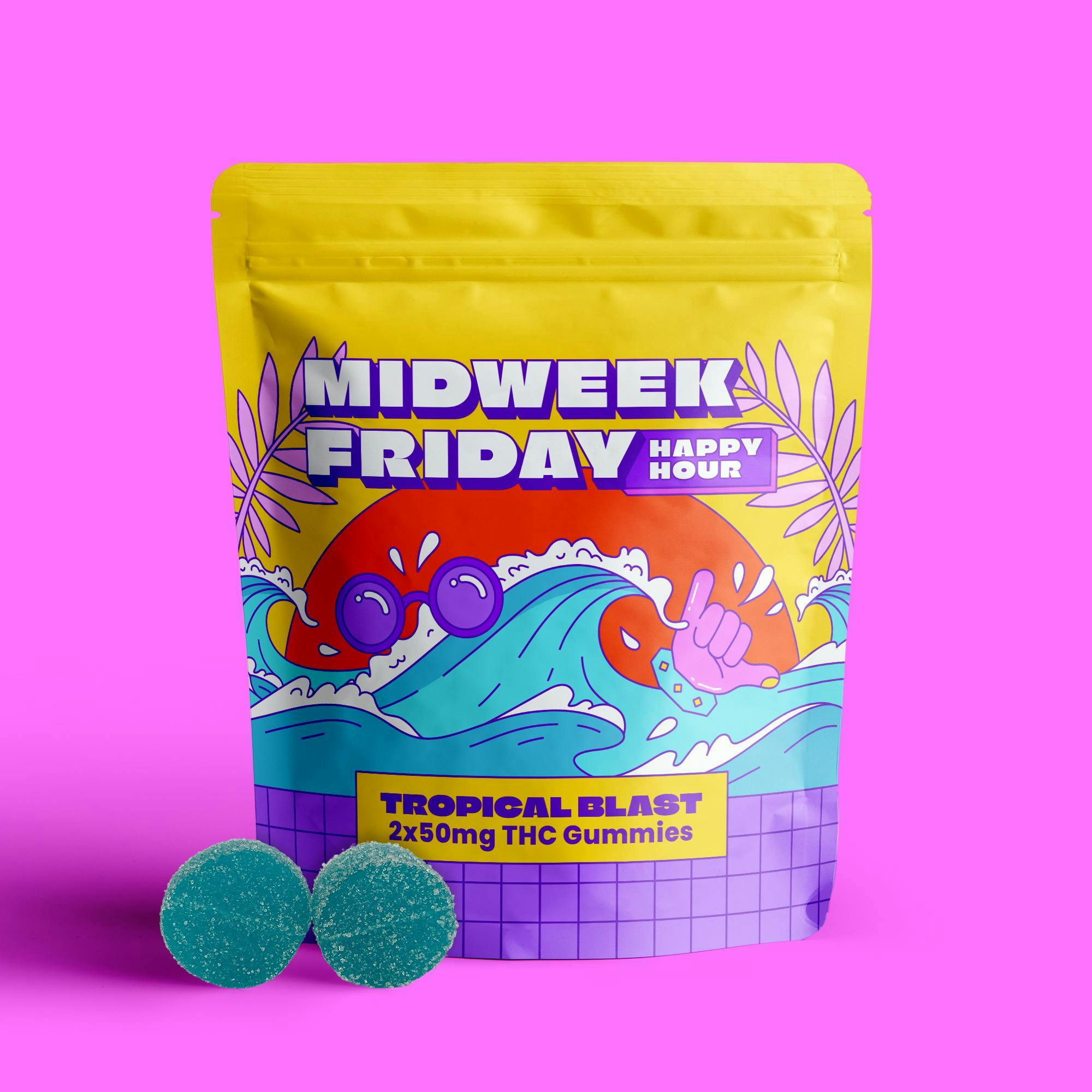 Tropical Blast | Gummies [2pk] (100mg) - Midweek Friday