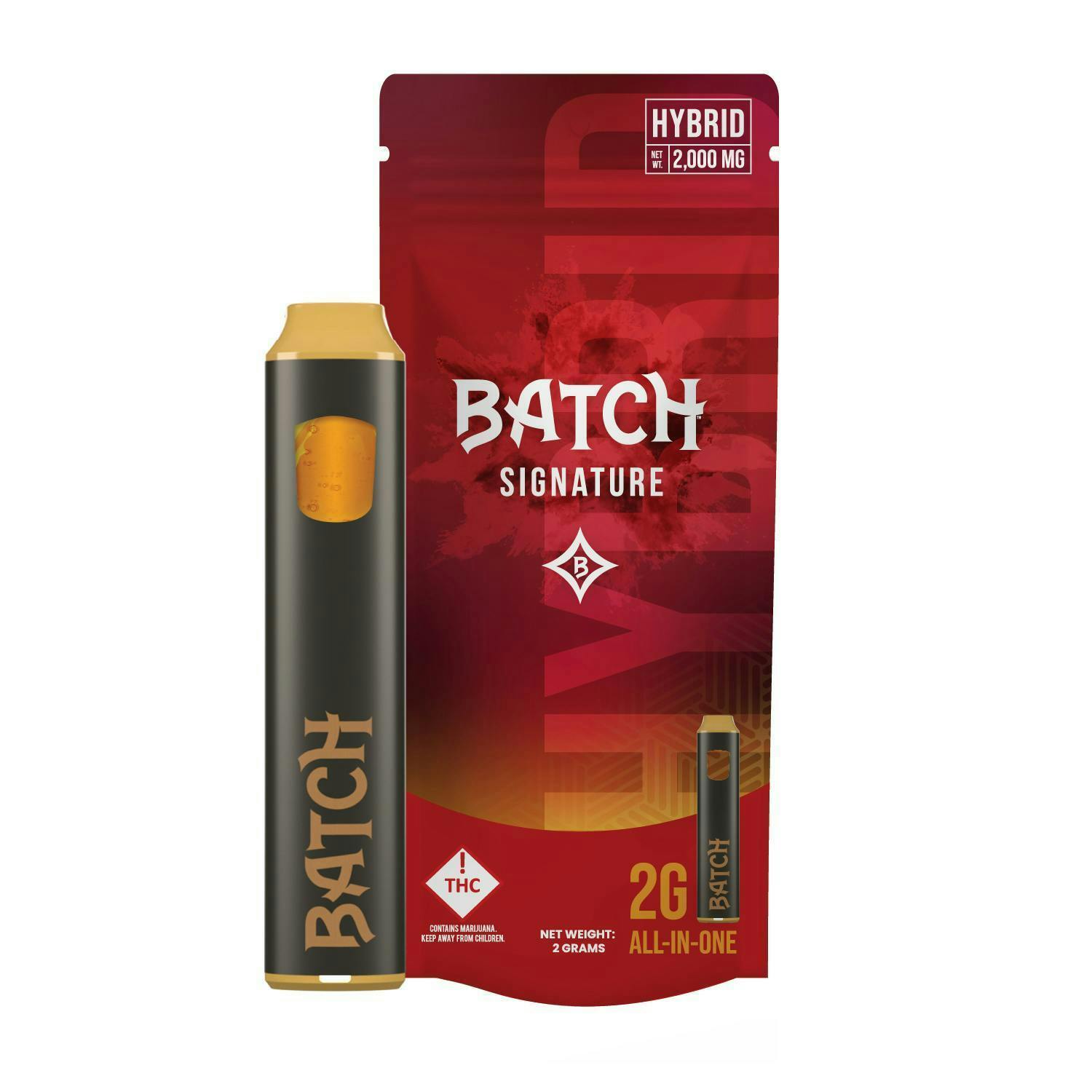 Batch | StrawMelon | Disposable Vape 2g - Batch