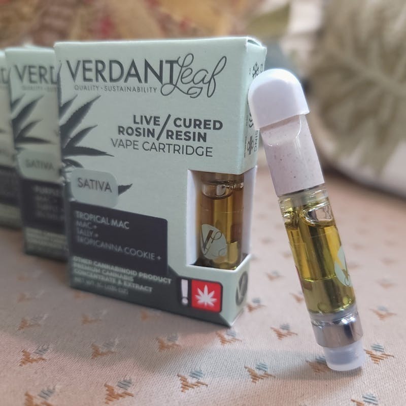 Verdant Leaf | Divine Sabbath | 1g Live Rosin:Cured Resin Cart ...