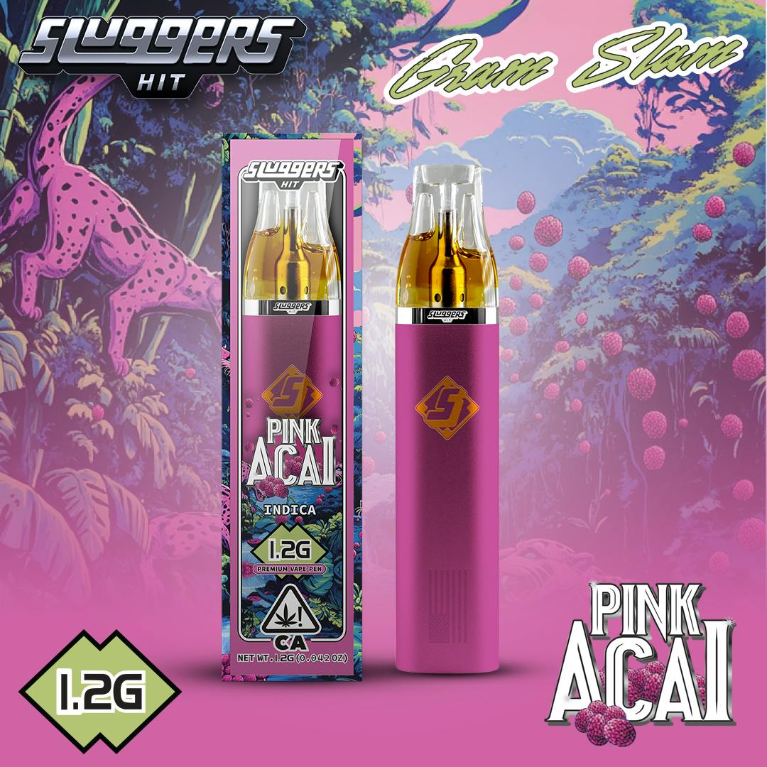Sluggers - AIO Vape - 1.2g - Pink Acai - Sluggers Hit