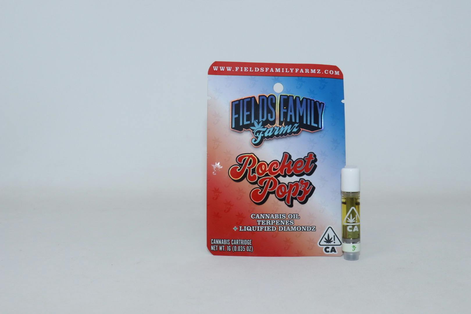 Rocket Popz 1g Liquified Diamondz THC-A-Cartridge - Fields Family Farmz