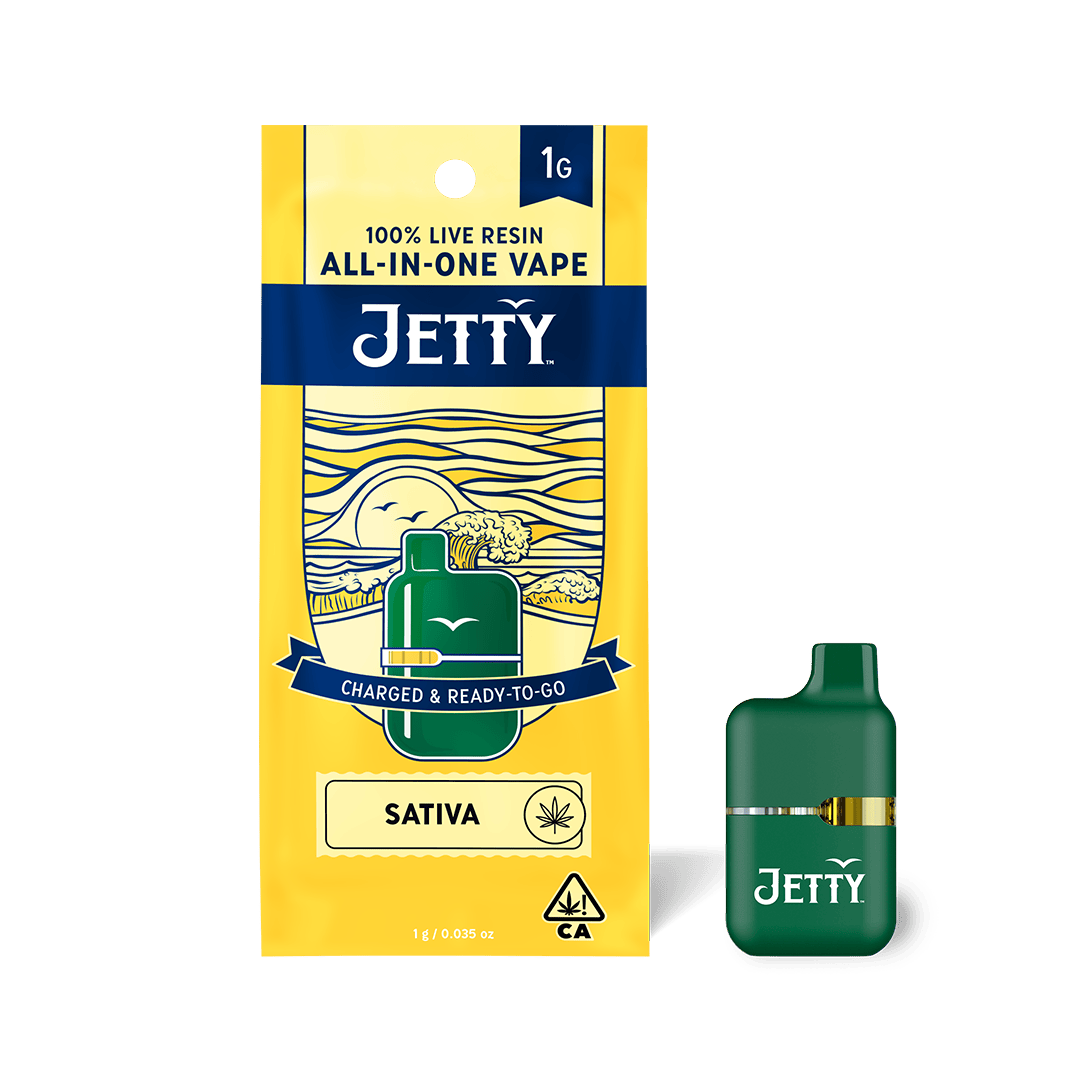 Island Cat 100% Live Resin All-in-One Mini Tank Vape 1g - Jetty Extracts