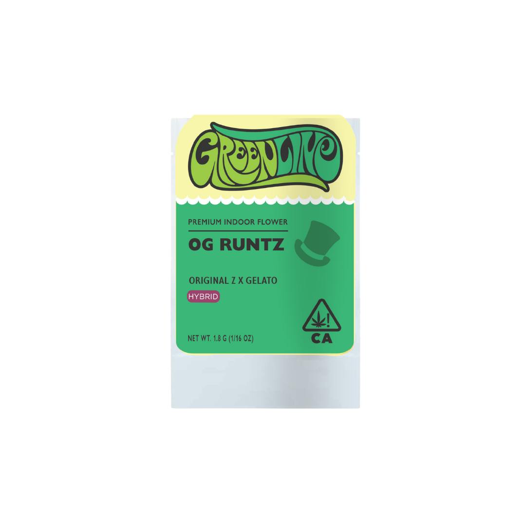 OG Runtz - 1/16 oz - Indoor - Hybrid - 1.8g - Greenline