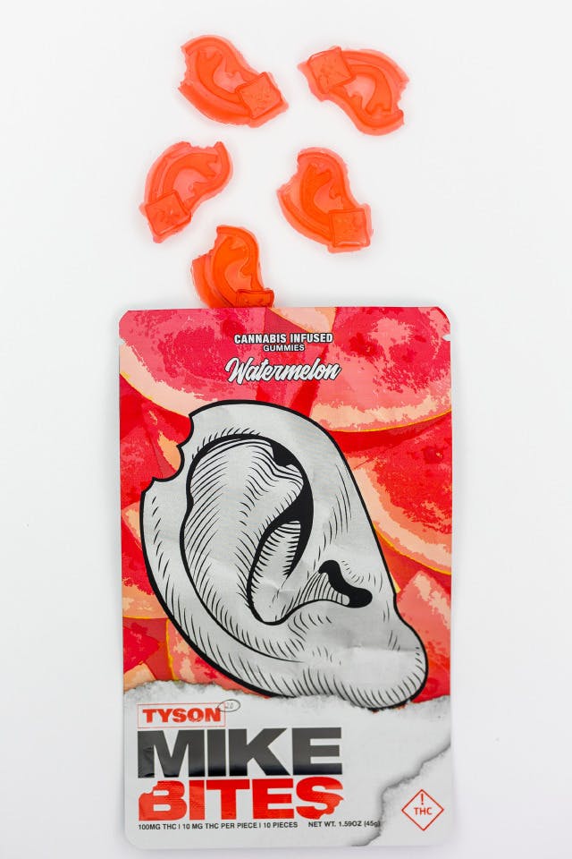 Tyson 2.0 Watermelon Mike Bite Ear Gummies 100mg - Elevated Labs