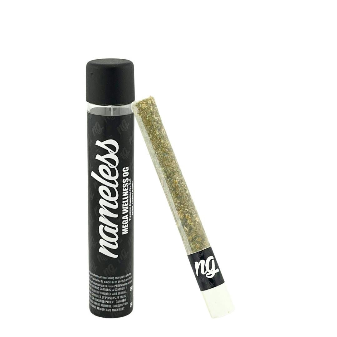 Mega Wellness OG - Indoor - 1G Pre Roll - Nameless Genetics