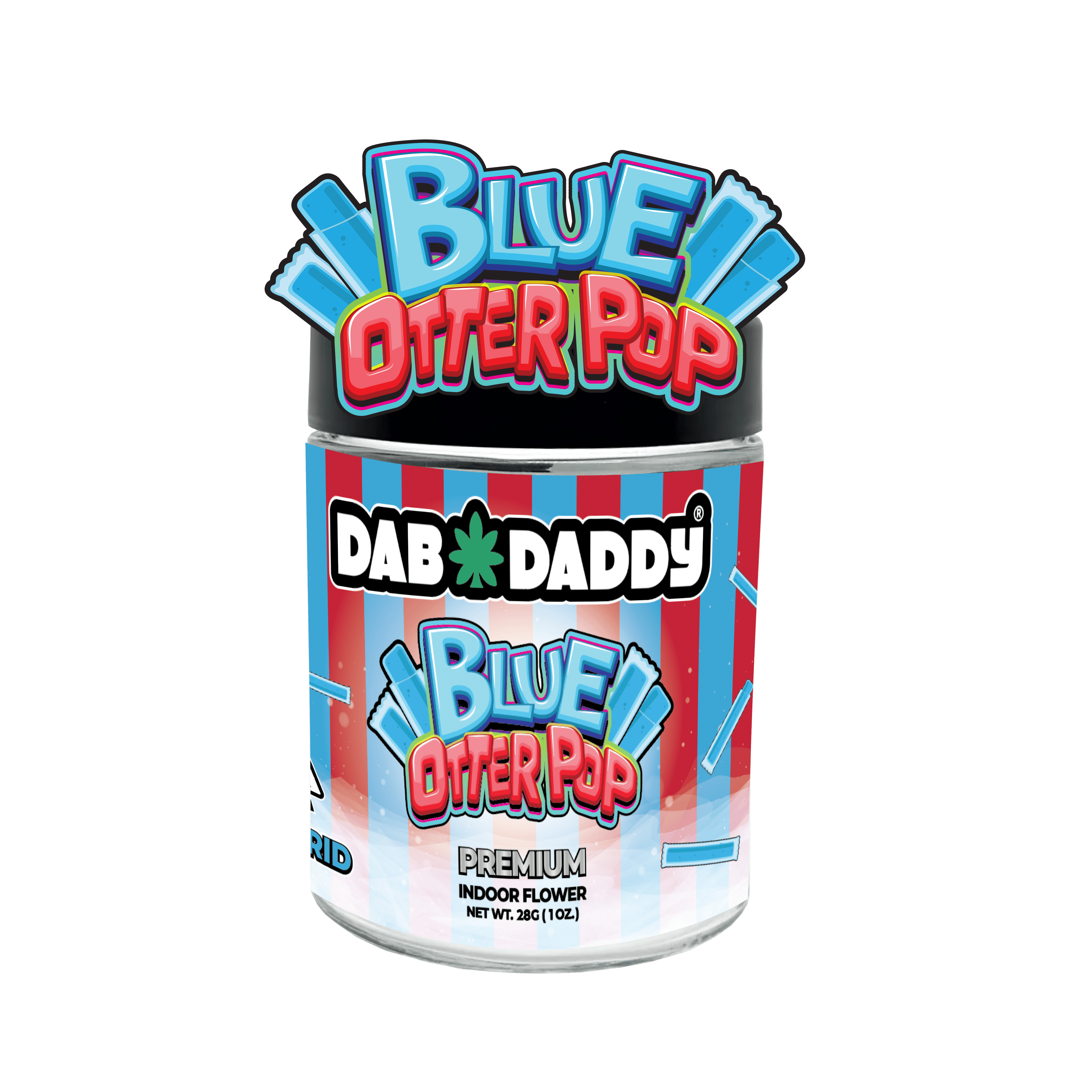 Blue Otter Pop Flower Dab Daddy® 28g Premium Indoor Flower - Dab Daddy