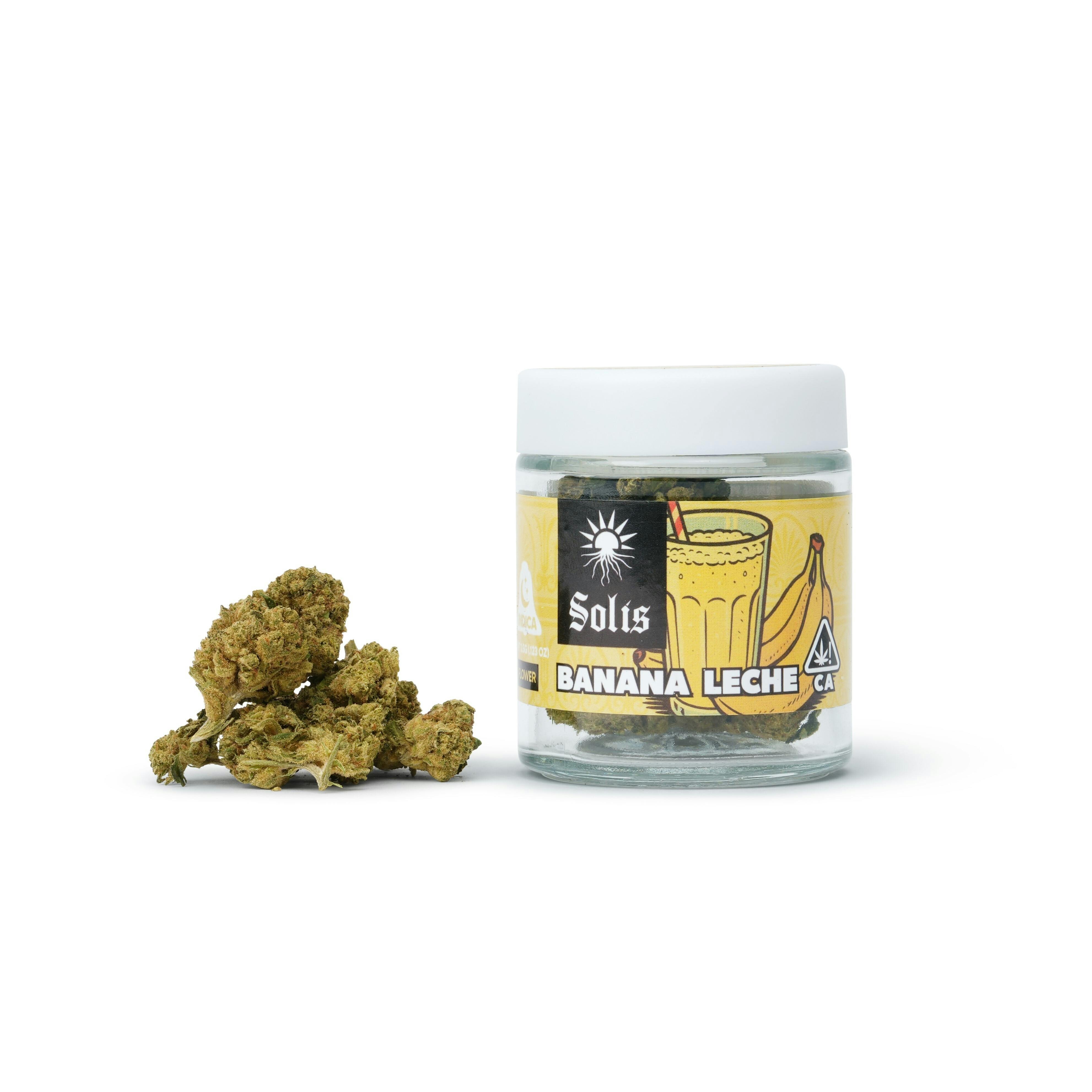 Banana Leche | Jarred Flower (3.5g) | Indica - Jet Room Delivery ...