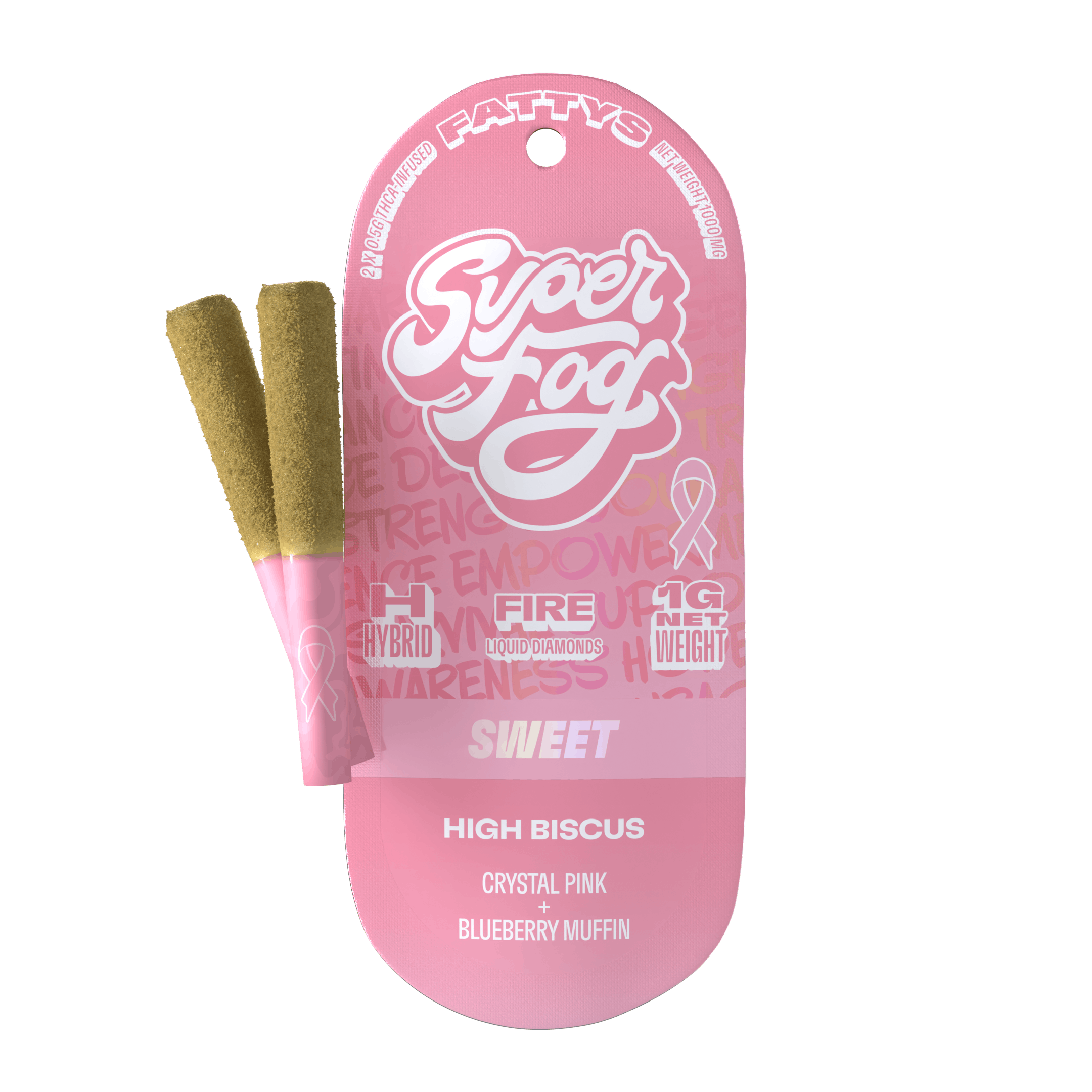 Super Fog Fire 2pk Fattys - High Biscus [Breast Cancer Awareness Month ...