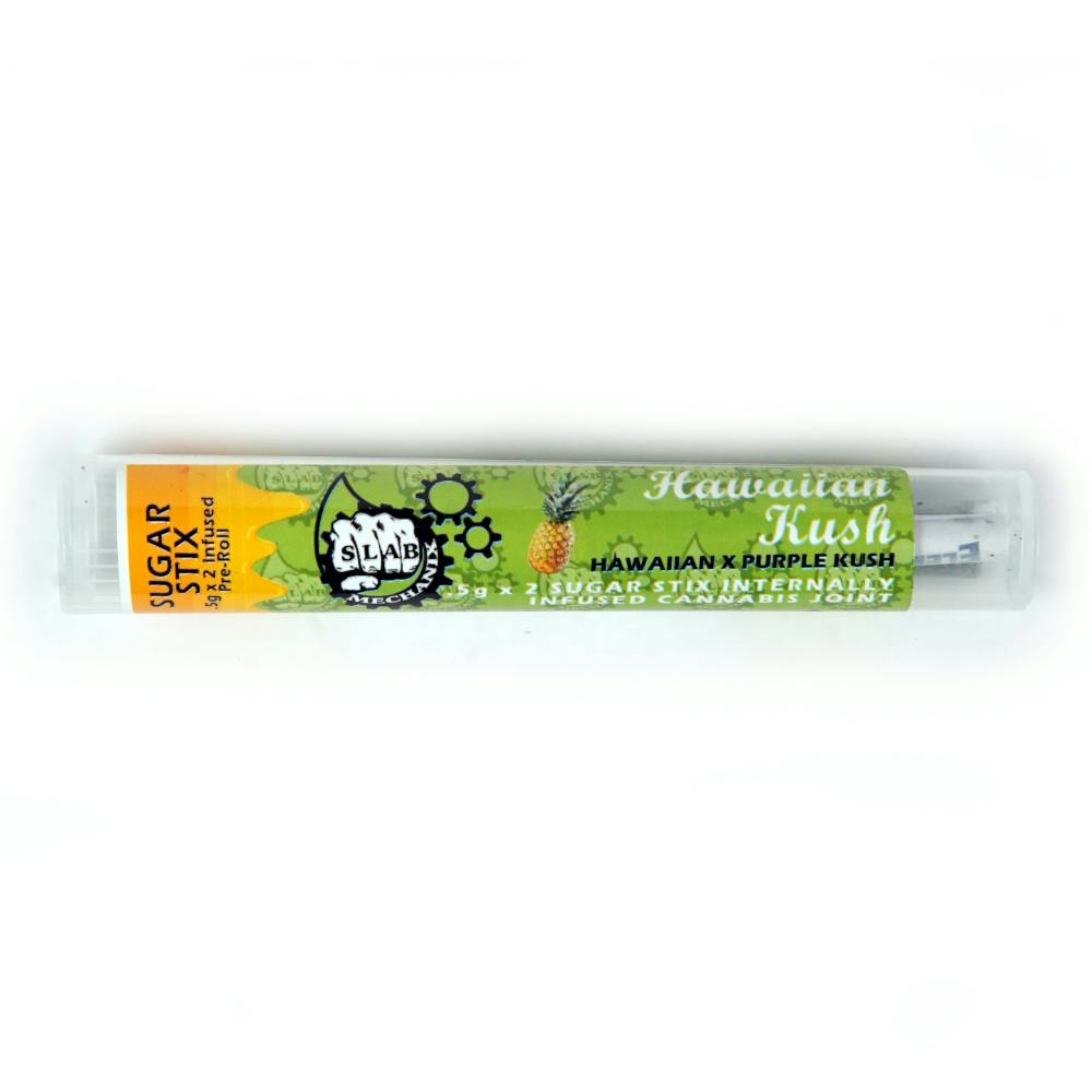 Slab Mechanix Hawaiian Kush IFPR Sugar Stix 1G (.5g x 2) - Slab Mechanix