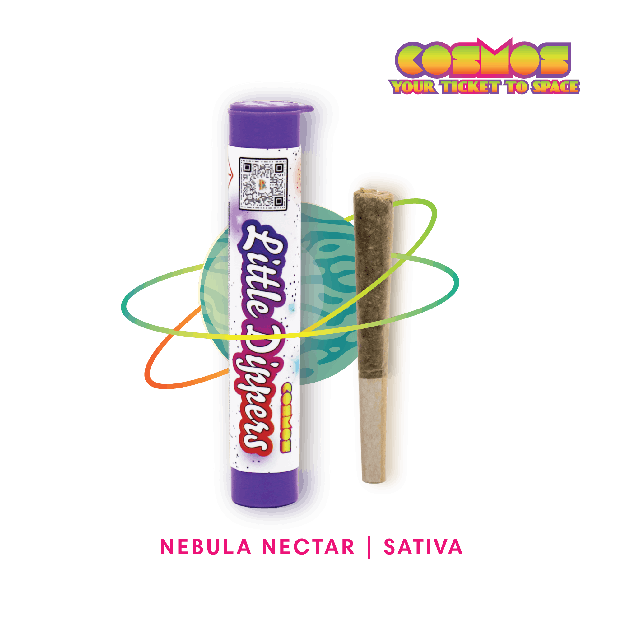 Little Dipper Infused 0.5g Sativa Pre-roll Nebular Nectar - Cosmos THC