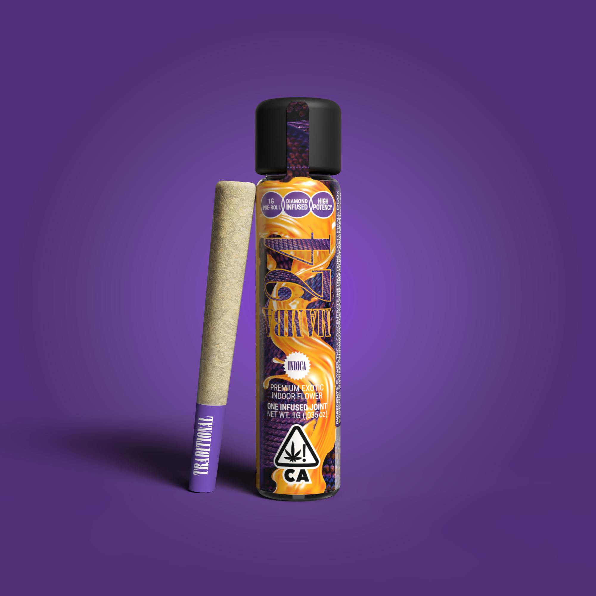 Traditional - Mamba 24 Infused Pre-roll 1g - Traditional