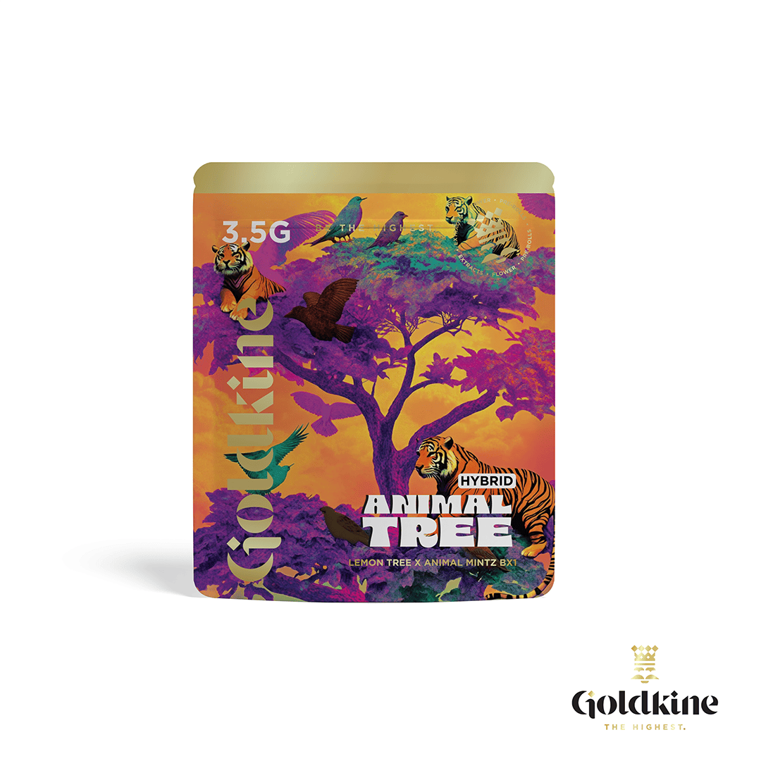 Goldkine Flower 3.5G (Mylar) | Animal Tree - Smilez Dispensary Burton ...