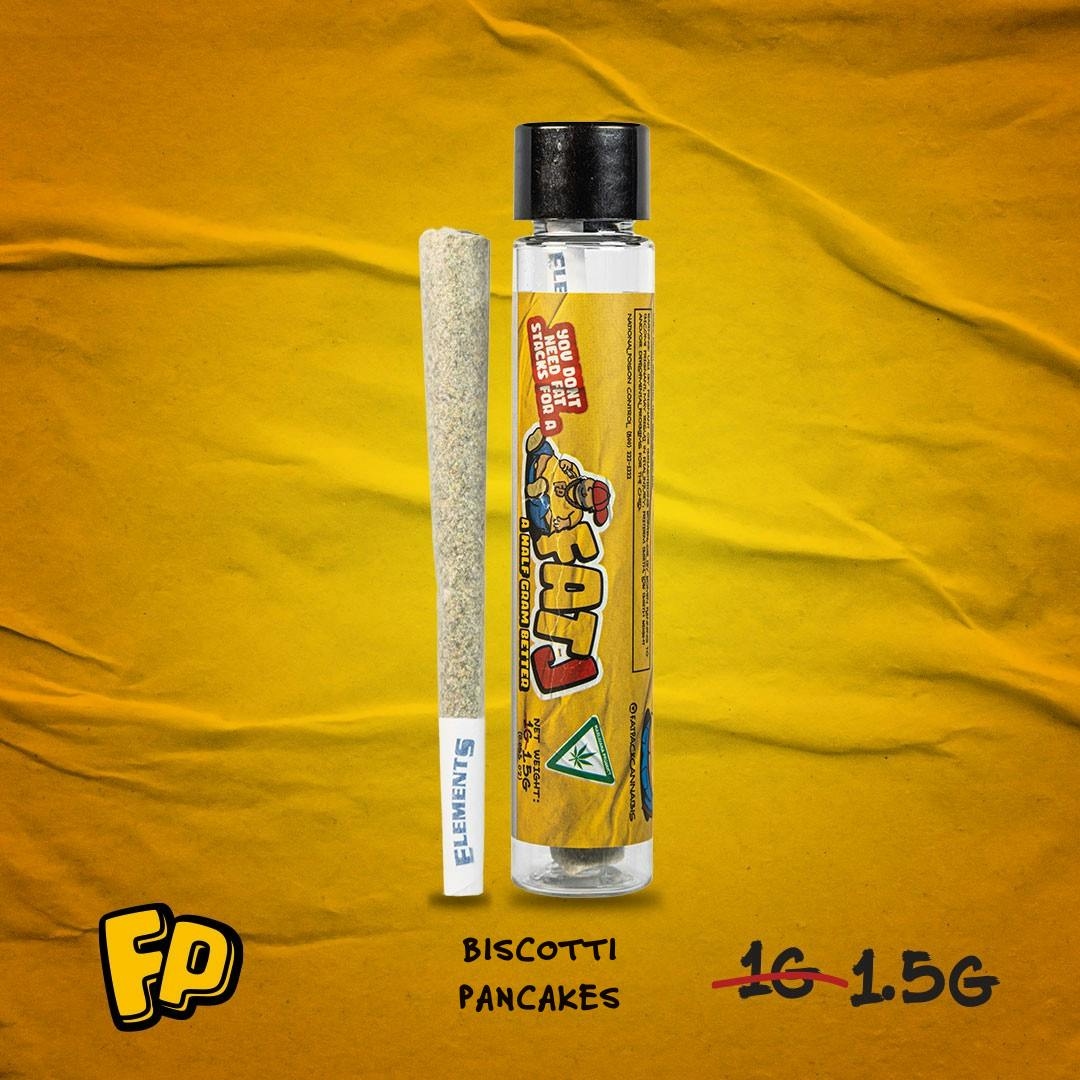 FAT J: Biscotti Pancakes (1.5G Preroll) - Fat Pack
