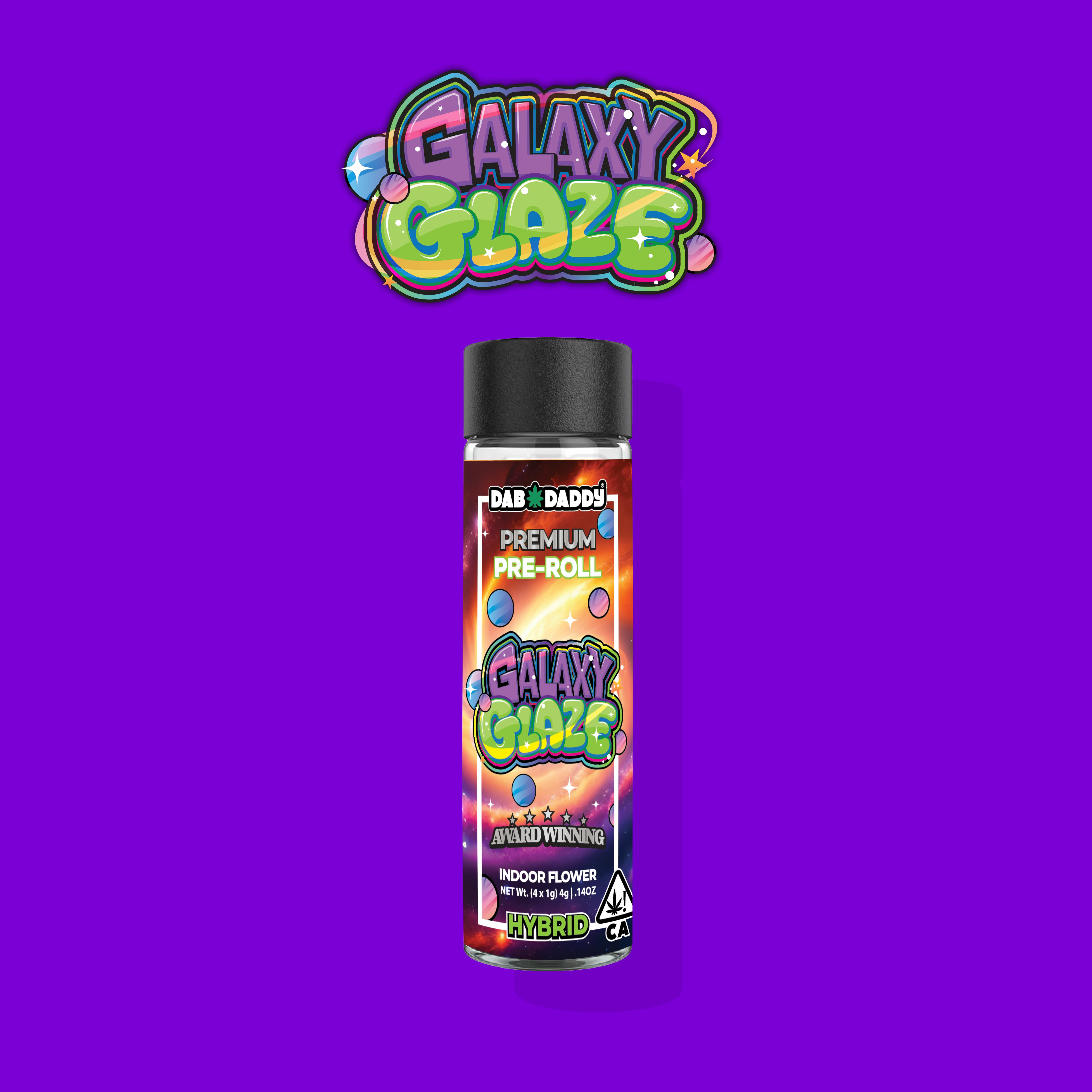 Galaxy Glaze Pre-Rolls Dab Daddy® (4x1g) 4g Premium Indoor Flower - Dab ...