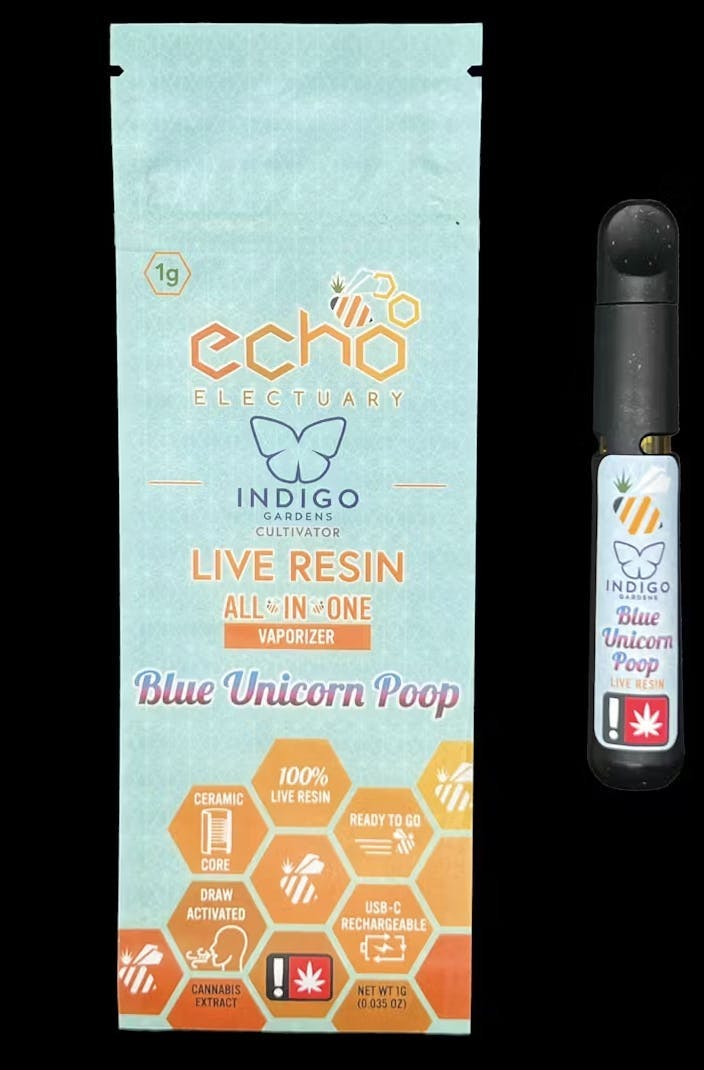 Blue Unicorn Poop AIO 1g - Echo Electuary