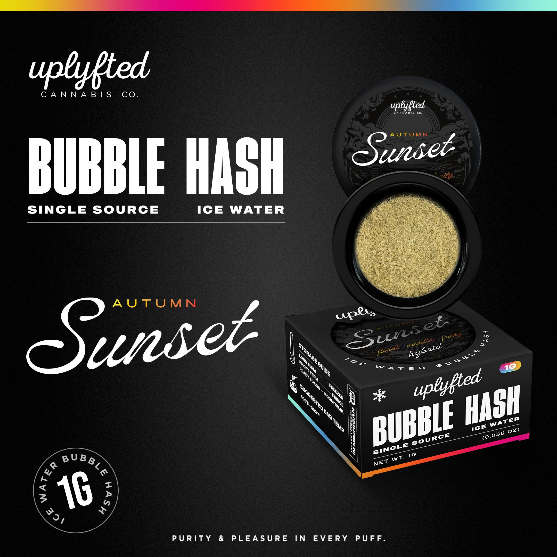1g Bubble Hash Concentrate - Autumn Sunset - Uplyfted Cannabis Co