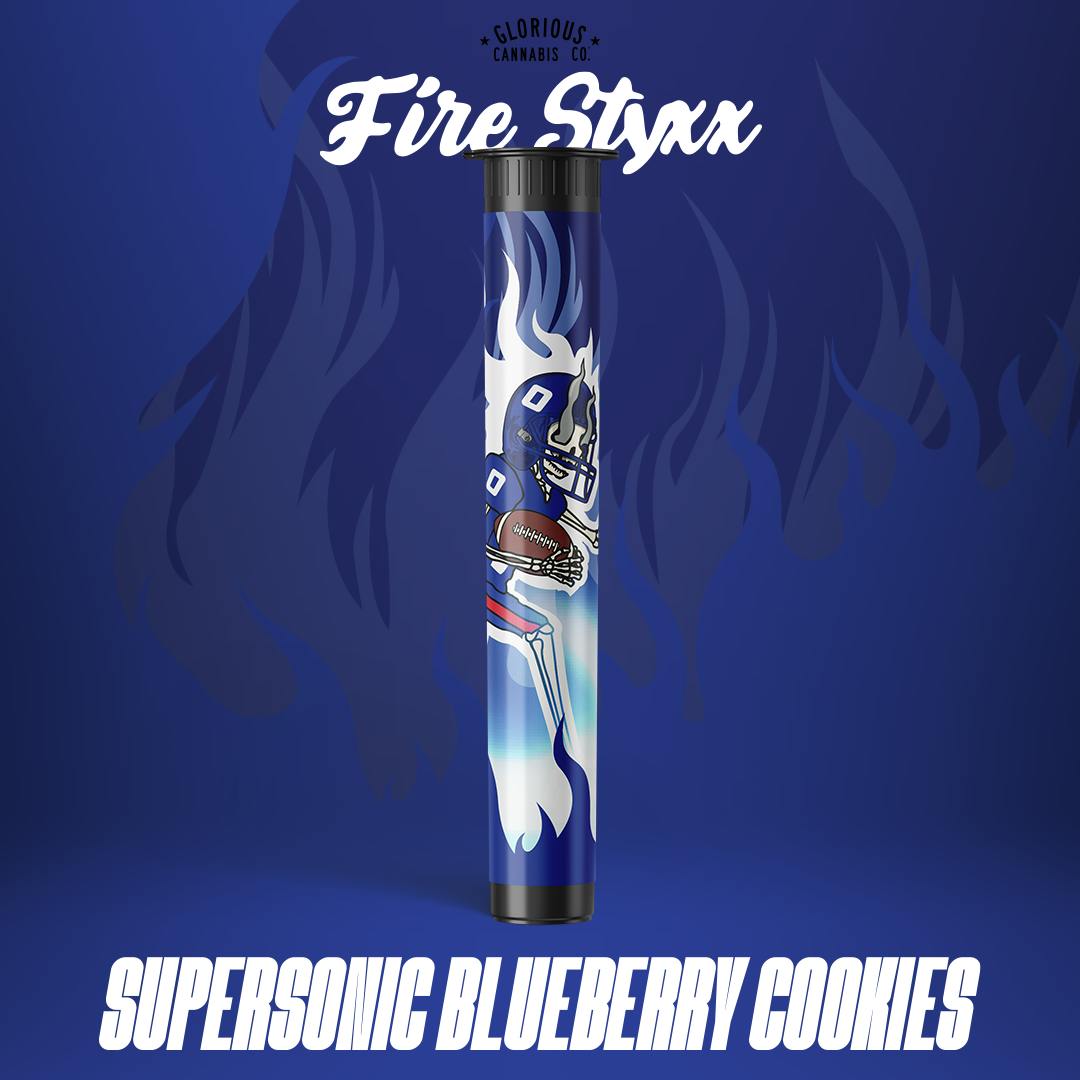 1G Fire Styxx | Supersonic Blueberry Cookies | Glorious Cannabis Co ...