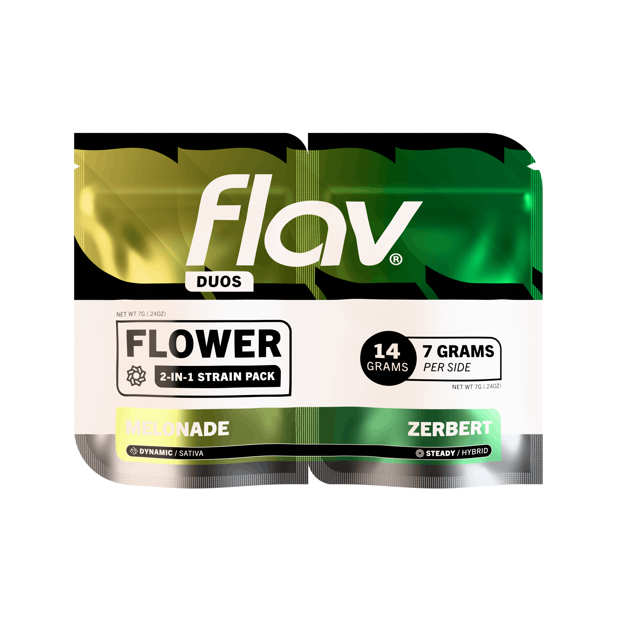 Zerbert (H) & Melonade (S) - Duo Flower 14g - Nuna Harvest | Weedmaps