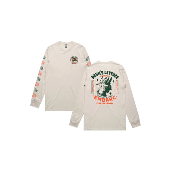 EMBARC - DEVIL'S LETTUCE HIGH LIFE LONG SLEEVE [2XL] BONE - Embarc Brand