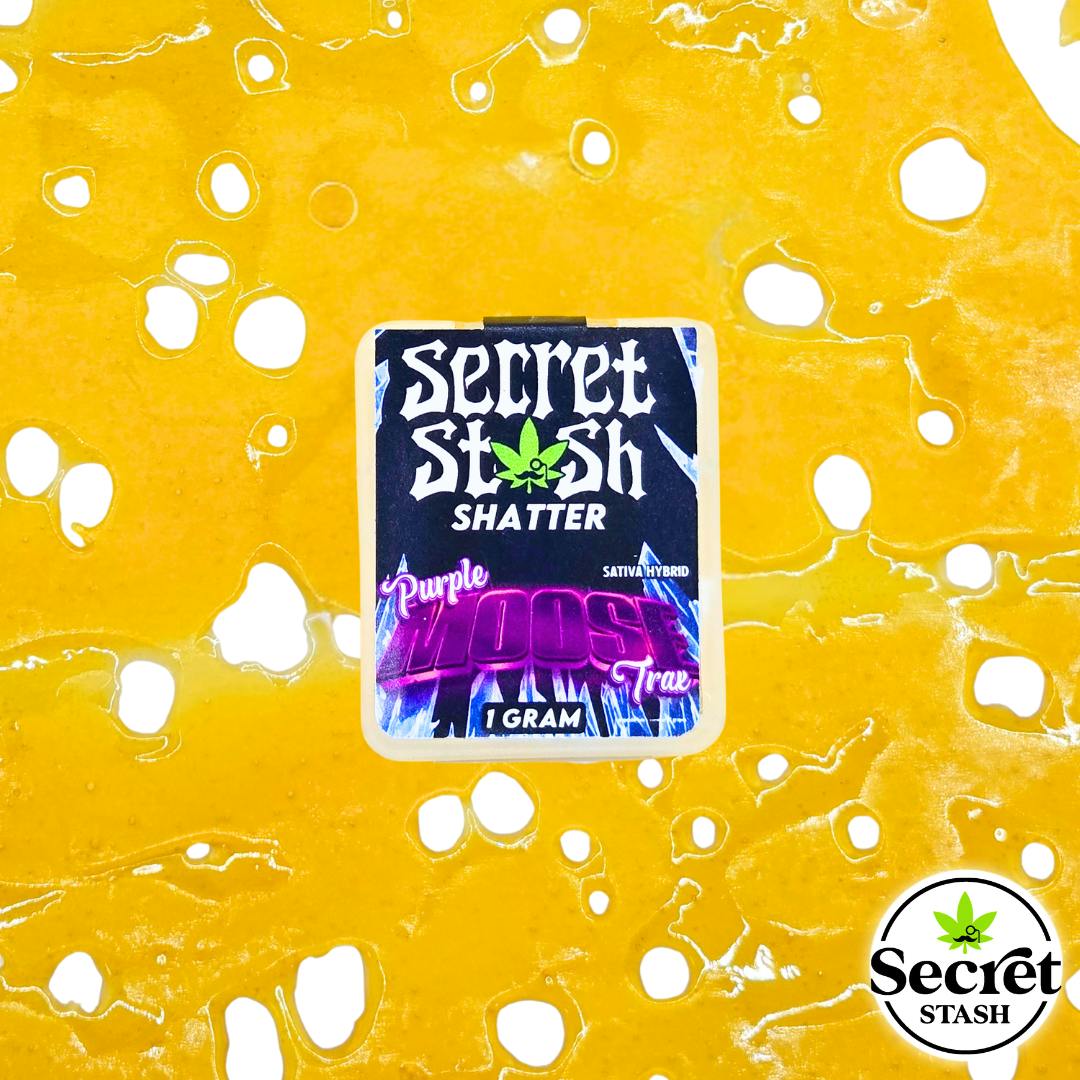 Secret Stash | Shatter | Purple Moose Trax | 1g - Secret Stash