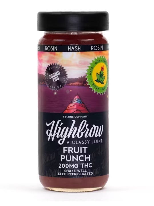 Highbrow Hash Rosin Fruit Punch Drink 200mg - Highbrow