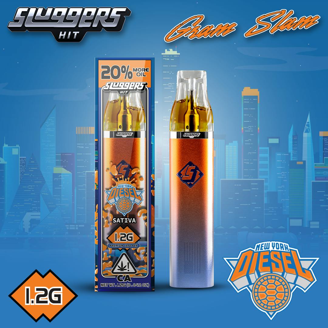 Sluggers - AIO Vape - 1.2g - NYC Diesel - Golden State Canna | Weedmaps