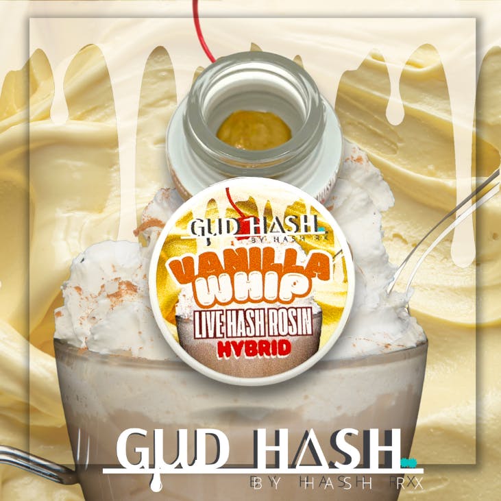 Hash RX - Vanilla Whip Live Hash Rosin 4g - Hash RX