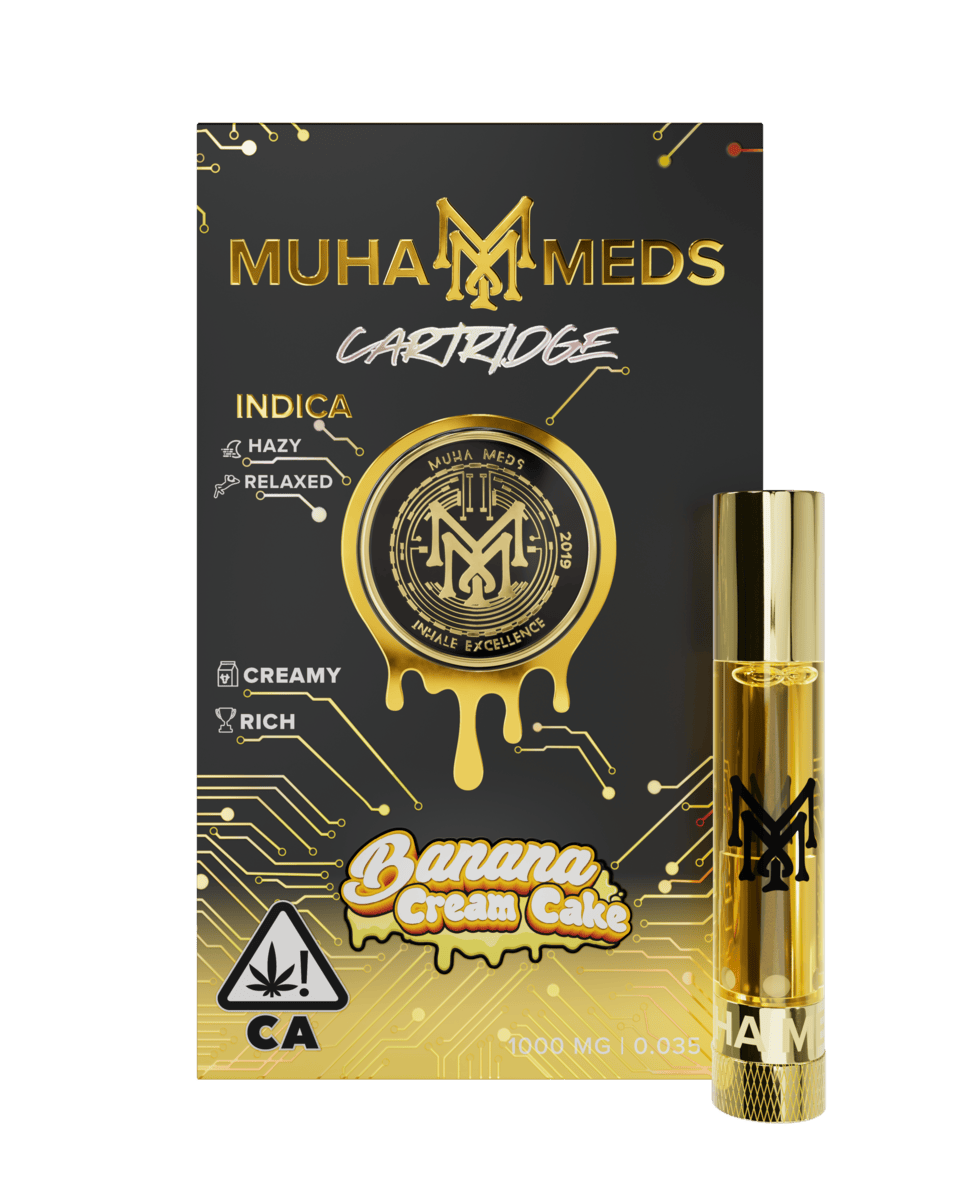 Banana Cream Cake | Cartridge | 1000MG - Muha Meds