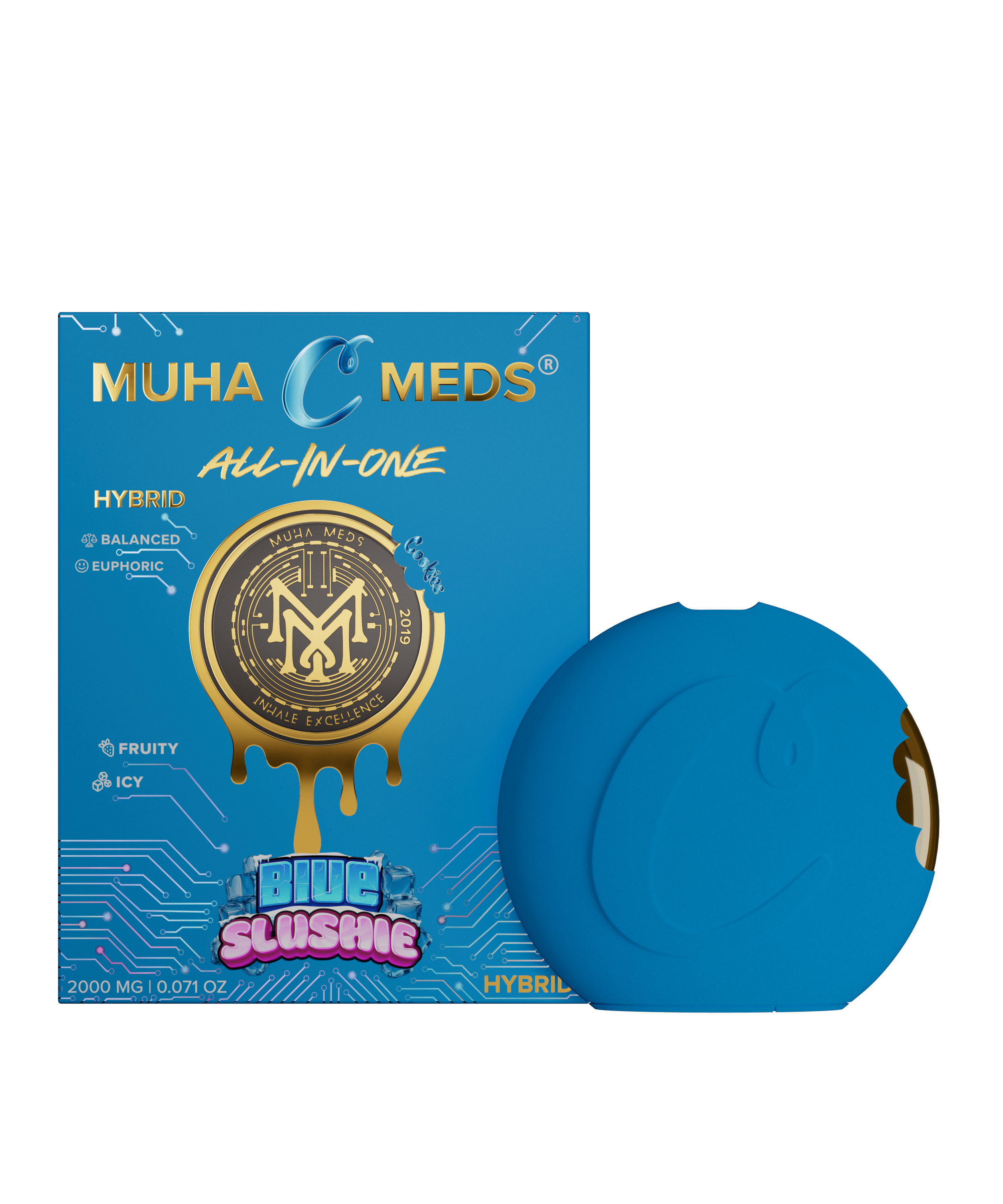 Blue Slushie | All-In-One | 2000MG - Muha Meds