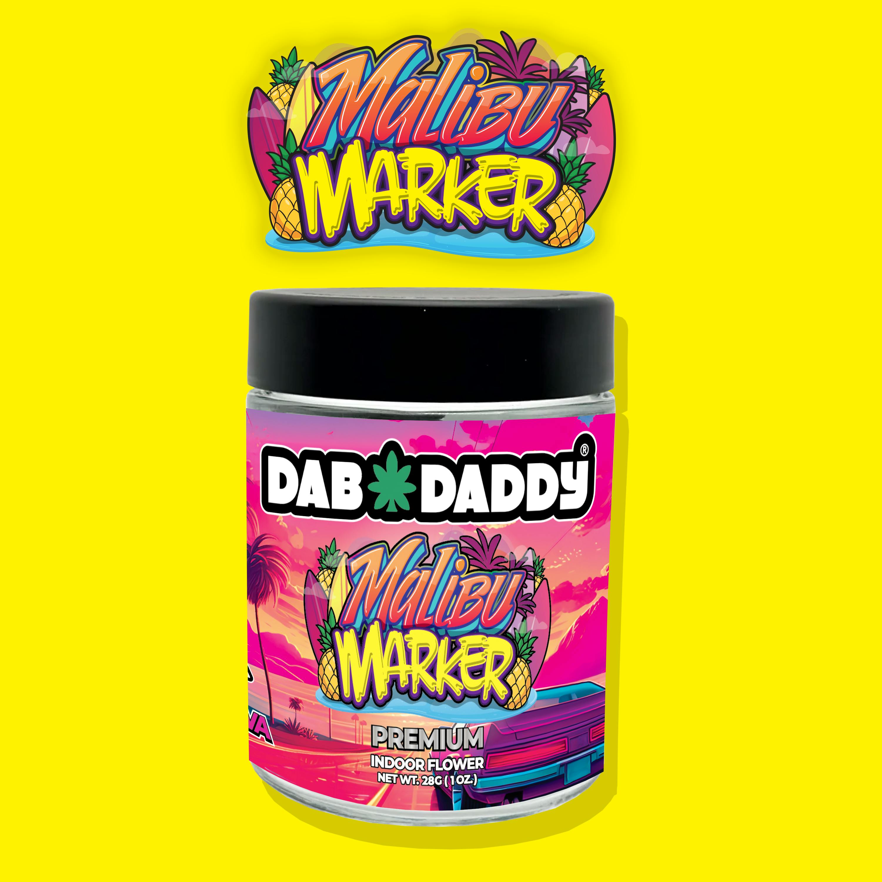 Malibu Marker Flower Dab Daddy® 28g Premium Indoor Flower - Dab Daddy