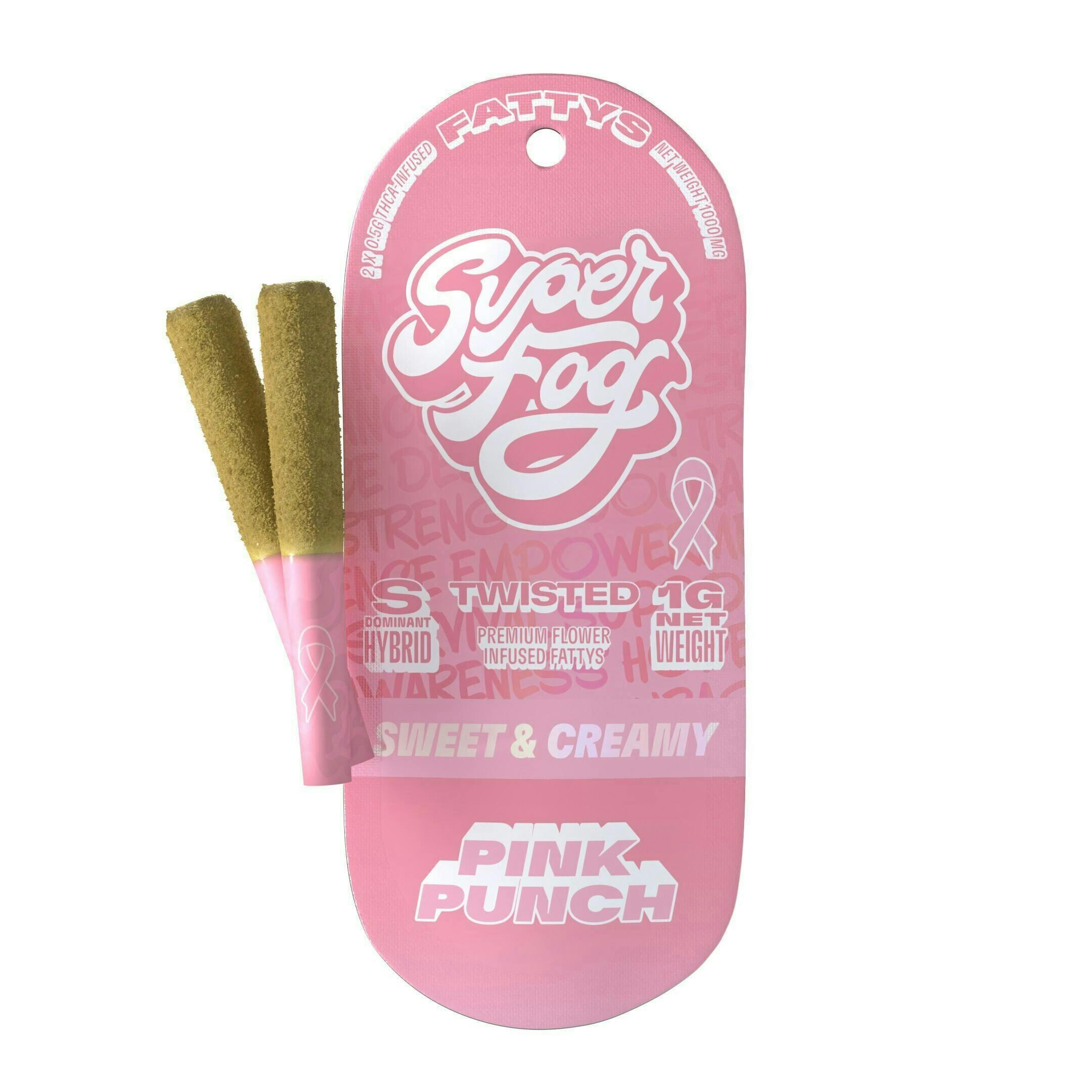 Super Fog Twisted | Pink Punch | Infused Fattys .5g [2pk] - Super Fog