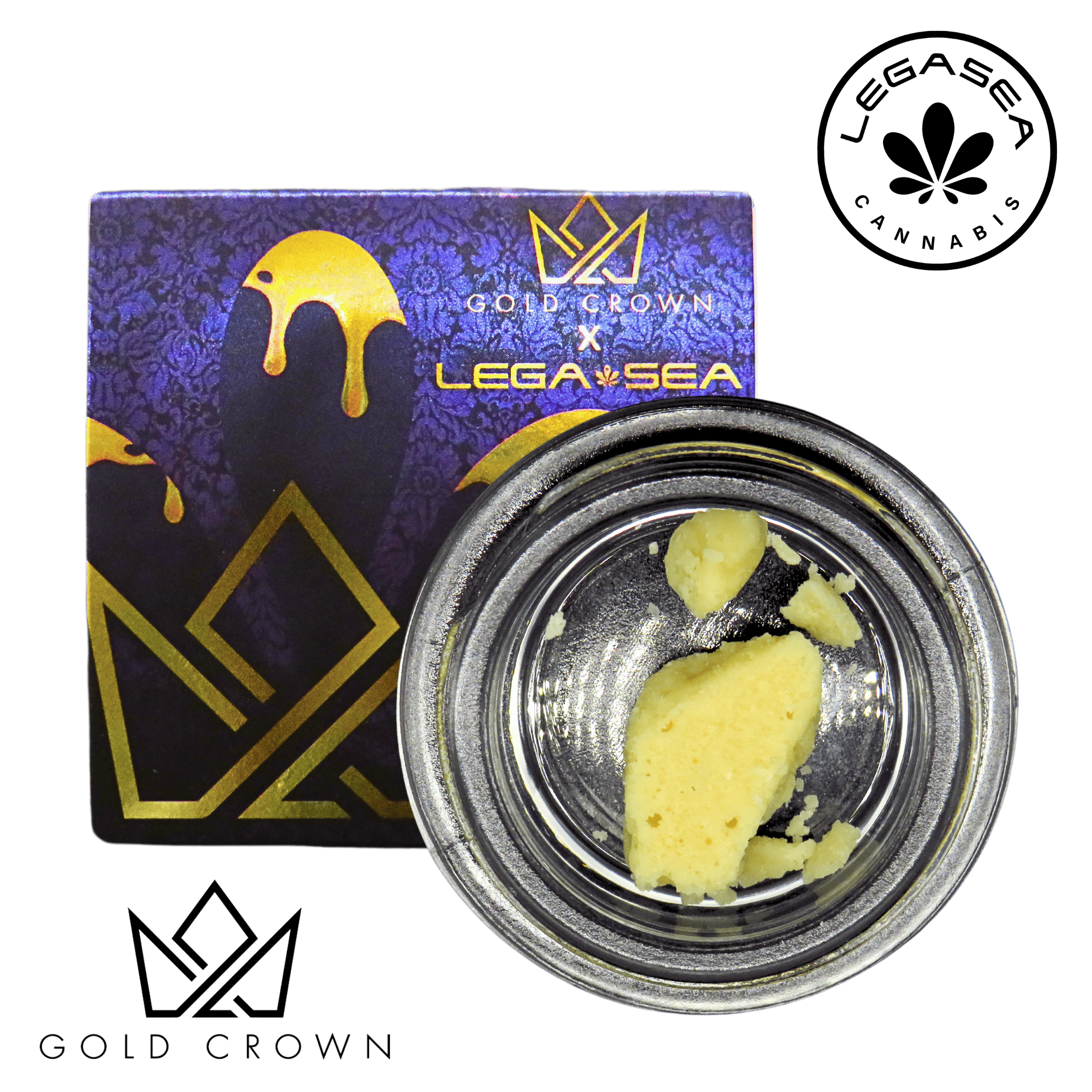 LegaSea x GC | Crumble 1g | Designer Runtz - Gold Crown