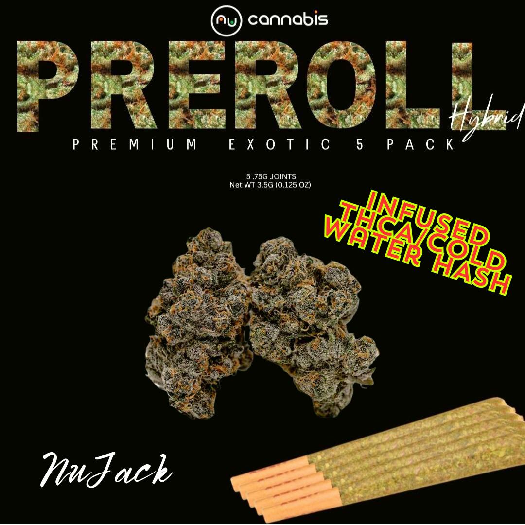 NuCannabis - NuJack 5pack DOGWALKER Hash Infused - INDOOR PREMIUM ...