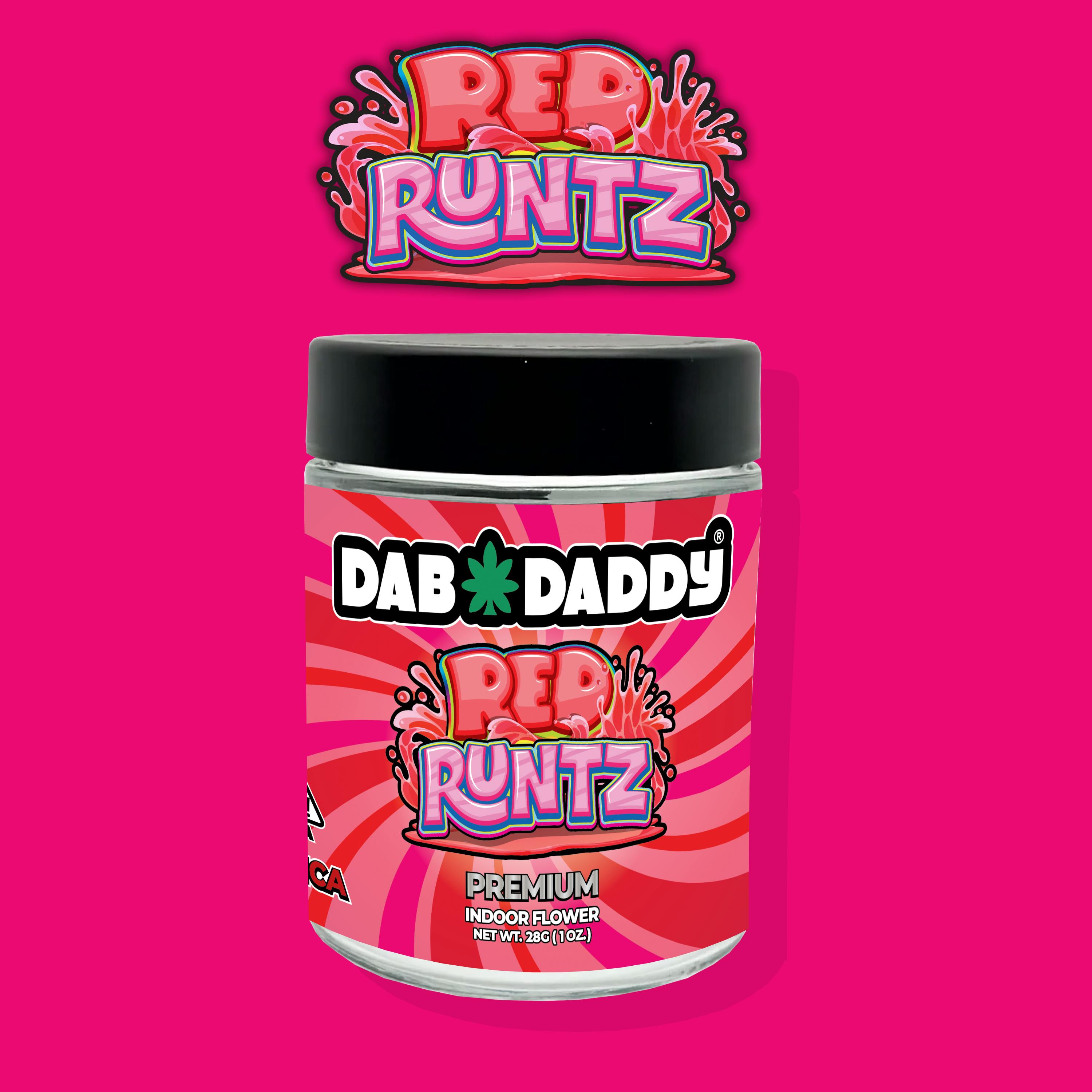 Red Runtz Flower Dab Daddy® 28g Premium Indoor Flower - Dab Daddy
