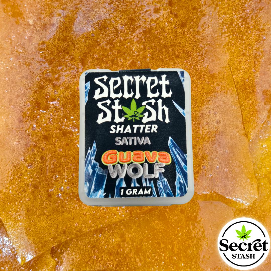 Secret Stash | Shatter | Guava Wolf | 1g - Secret Stash