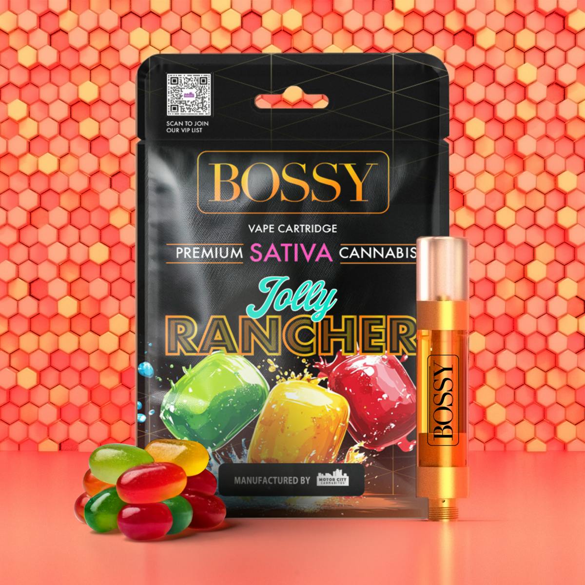 Bossy 1g Cartridge - Jolly Rancher - DACUT | Weedmaps