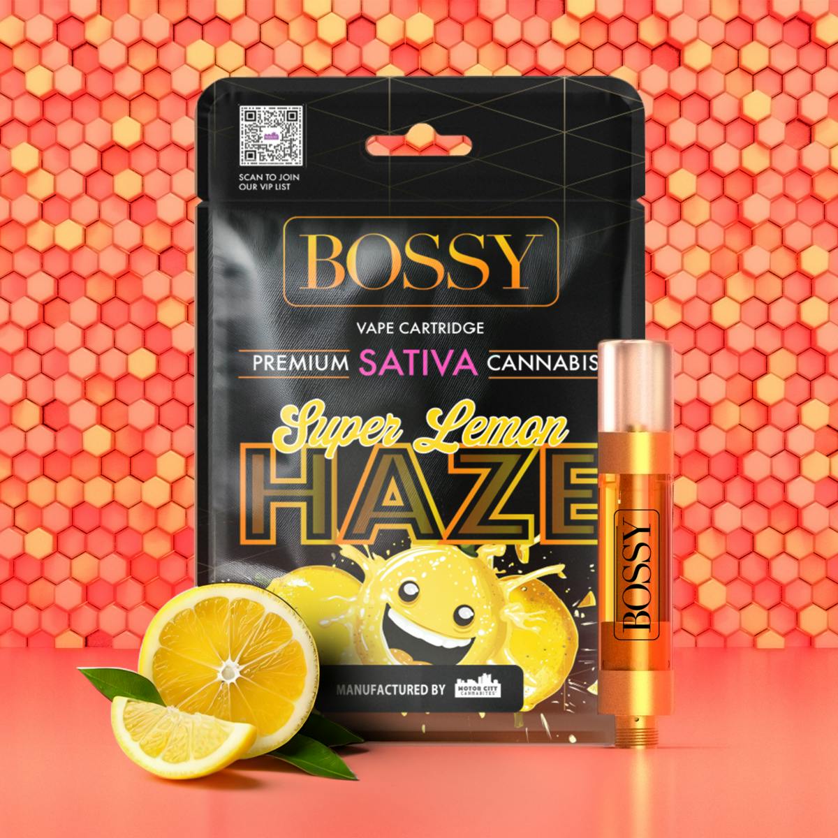 Bossy 1g Cartridge - Super Lemon Haze - Bossy