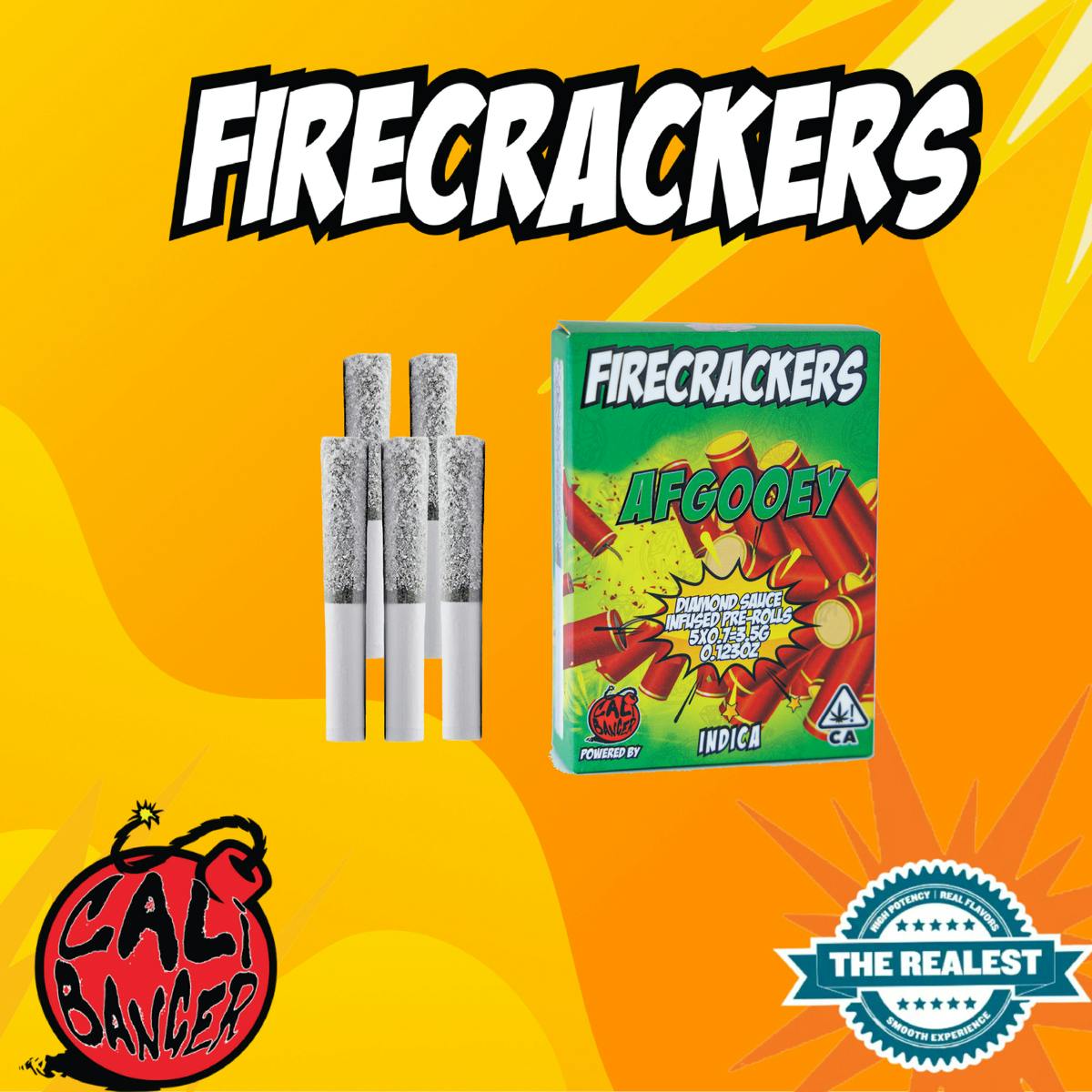 Firecracker Infused Pre Roll AF Gooey 5 x 0.7 - 3.5 G - Firecracker by ...