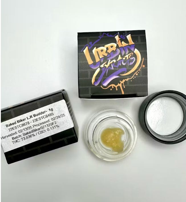 Urbin Extracts - Baked Biker Live Resin Budder Concentrate 1g - Urbin ...