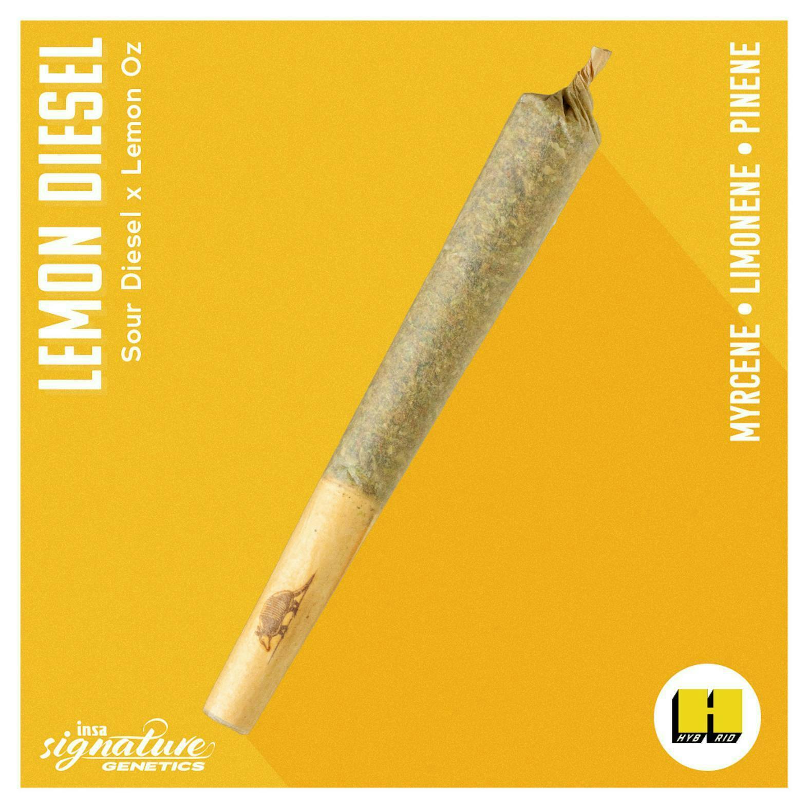 INSA - Lemon Diesel - 1g Pre-roll - INSA