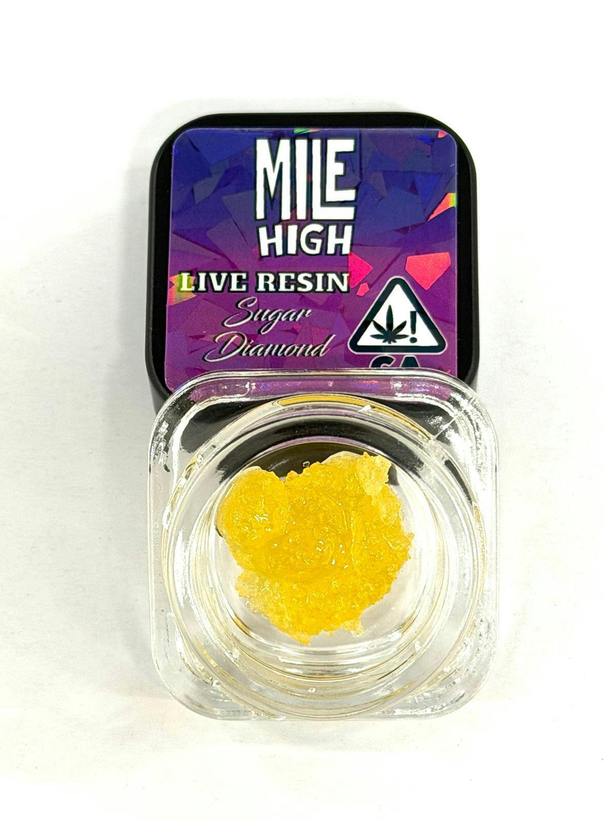 Blueberry Haze – Live Resin Sugar Diamond - Mile High 420