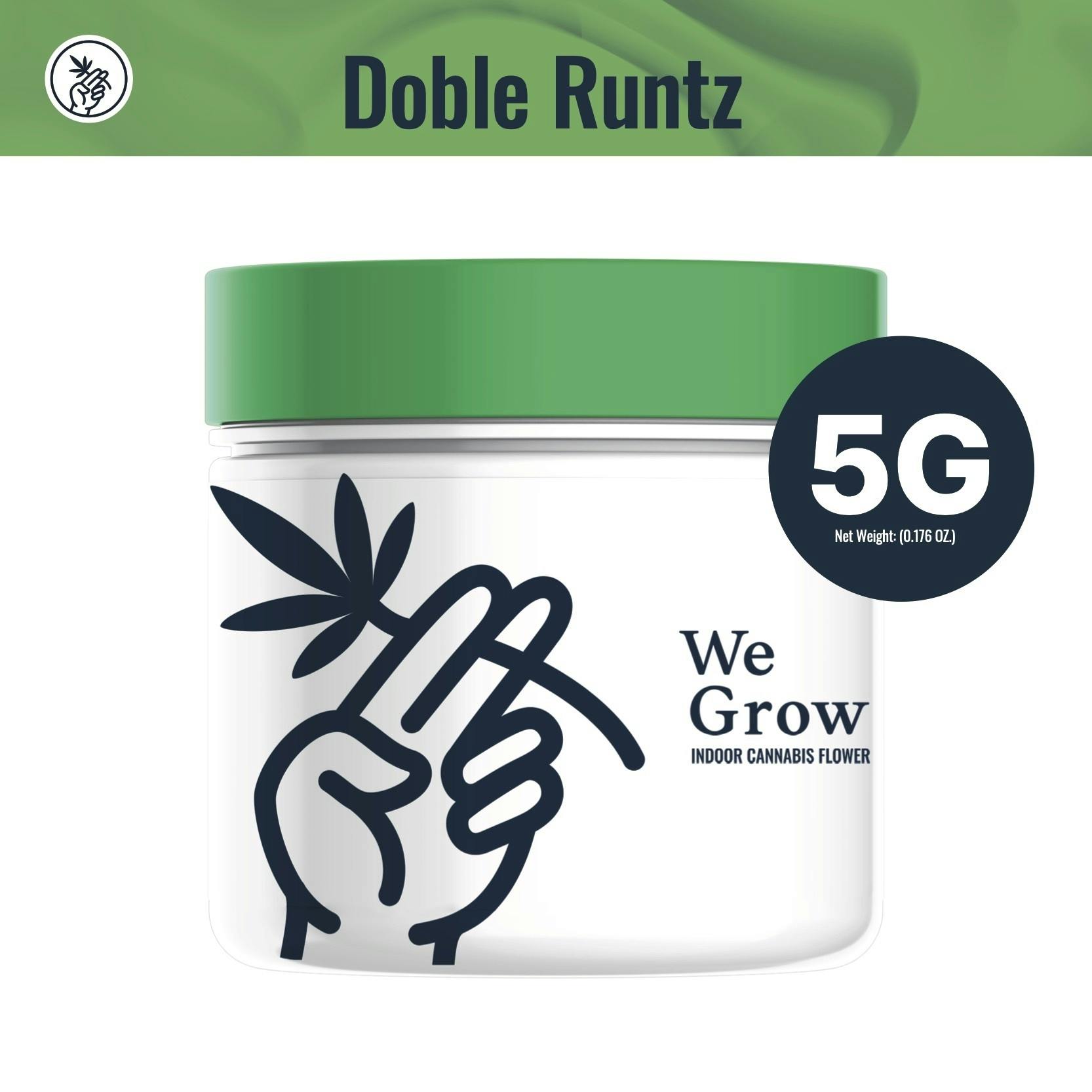 We Grow Doble Runtz - 5G Jars Bigs - We Grow