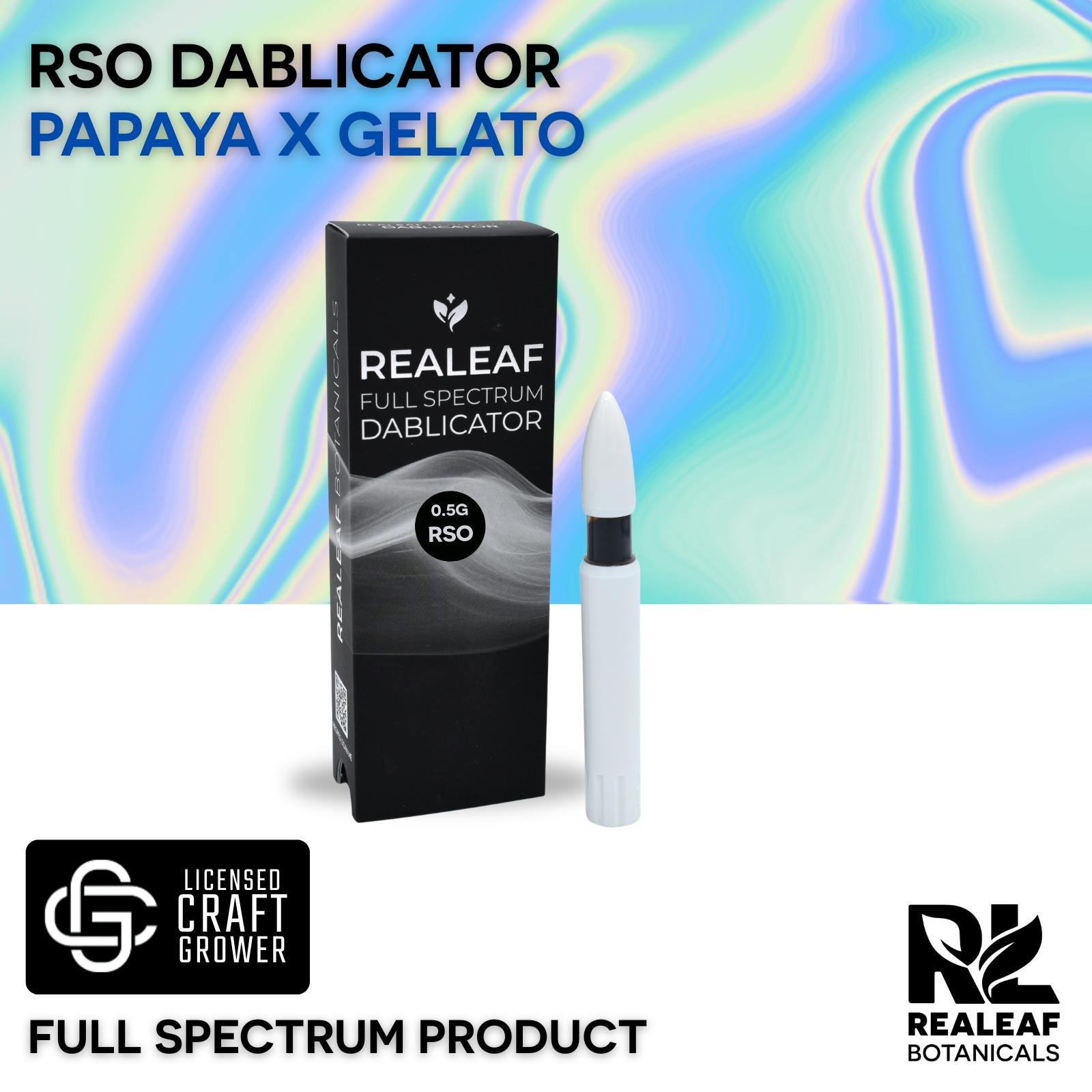 Realeaf RSO Dablicator 0.5g - Realeaf Botanicals
