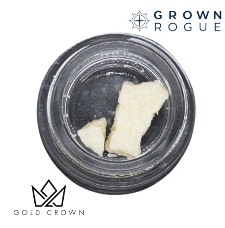 Gold Crown x Grown Rogue | Crumble 1g | Dulce De Uva - Gold Crown